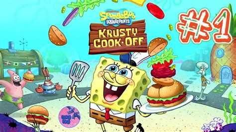 Spongebob Krusty Cook Off Gameplay Video Part 1 Android Youtube