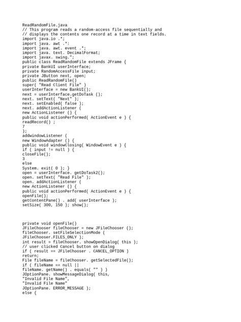 Read Random File Pdf Software Development Computer Science