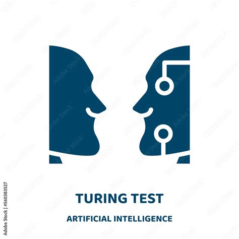 Turing Test Vector Icon From Artificial Intelligence Collection Test Filled Flat Symbol For