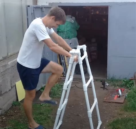 Лестница для бассейна: как собрать из дерева, полипропиленовых труб ...