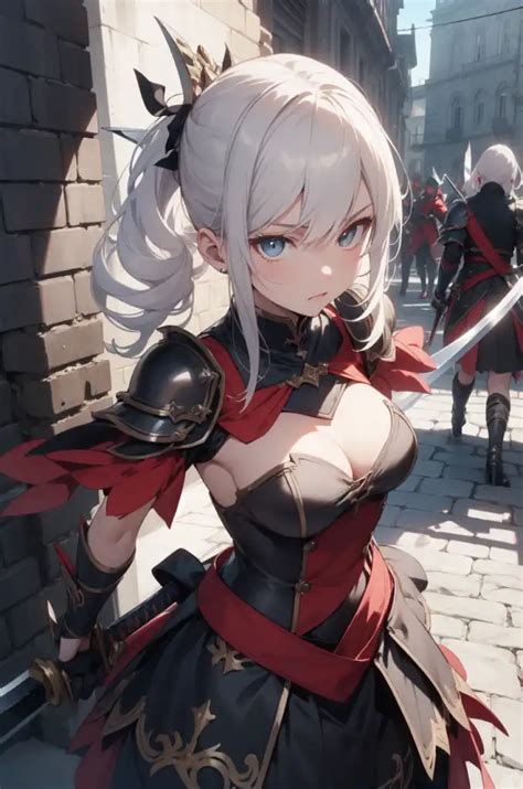 Ai Art Dress Armor Knight By Potee Pixai