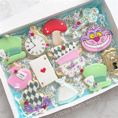Alice In Wonderland Cookies