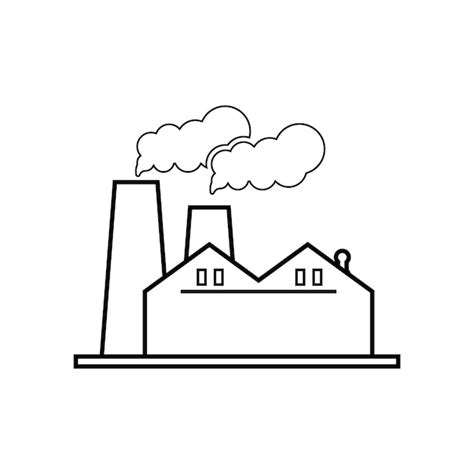 Premium Vector Industrial Factory Icon