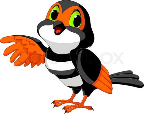 Halloween Vogel präsentiert Stock Vektor Colourbox