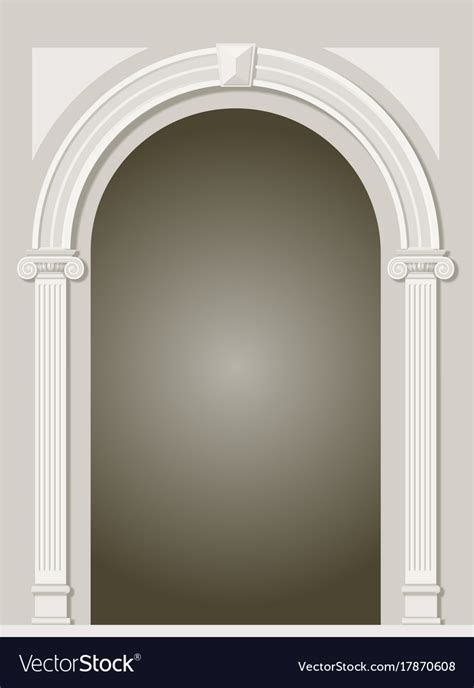 Classic Antique Arch Royalty Free Vector Image