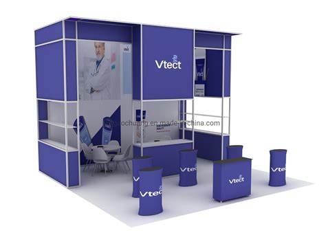 6x6m 20x20ft Aluminum Modular Octanorm Shell Scheme Kiosk Exhibition