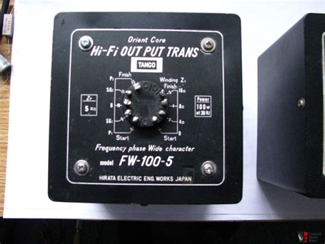 Hi Fi Tango Hirata Electric Eng Works Fw 100 5 Audio Output