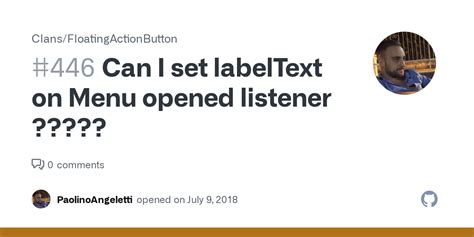 can i set labeltext on menu opened listener · issue 446 · clans