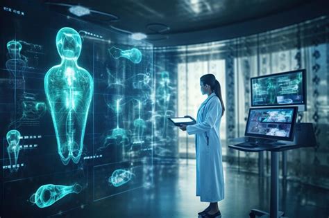Premium AI Image Generative AI Illustration Of A Medical Setting