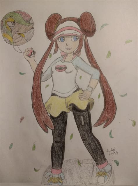 I Drew Some Rosa Fanart R Pokemonmasters