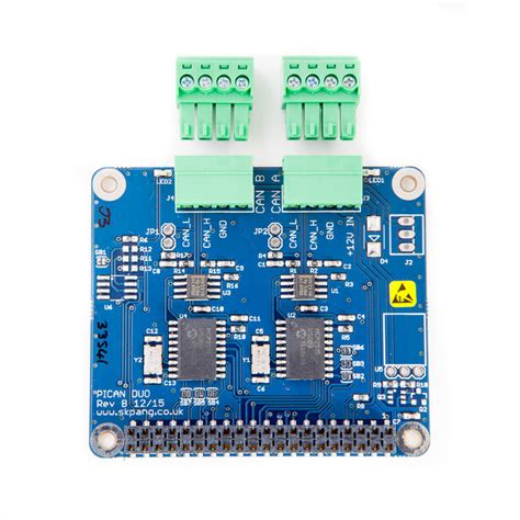 Pican2 Duo Can Bus Board For Raspberry Pi — Sk Pang Electronics Ltd