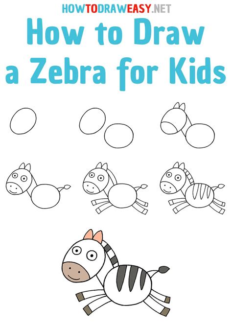 Simple Zebra Drawing