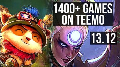 Teemo Vs Diana Mid 35m Mastery 1400 Games 613 Dominating