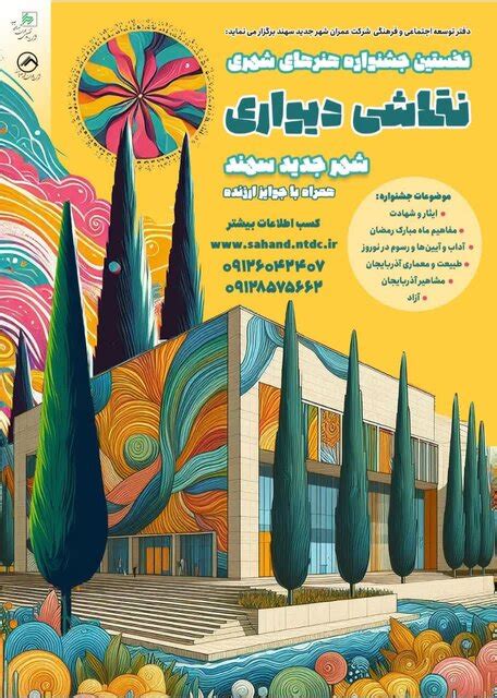 آغاز اجرای دیوارنگاری‌های متنوع در آستانه‌ی نوروز در شهر جدید سهند ایسنا