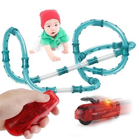 Игрушка-труба гоночный магический трек DIY Детский набор с ...