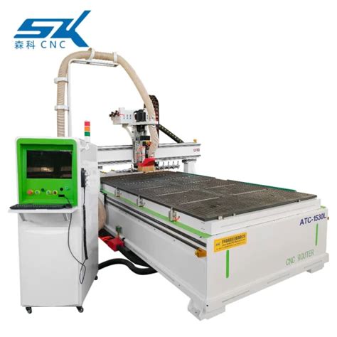 Automatic New Design Cabinets Door Making Linear Tool Changer CNC Atc Router CNC Atc Router