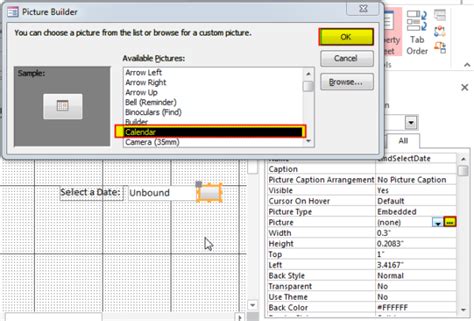 Custom Calendar Control For Ms Access Create Calendar Control Vba