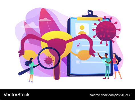 Human Papillomavirus Hpv Concept Royalty Free Vector Image