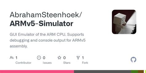 Github Abrahamsteenhoek Armv5 Simulator Gui Emulator Of The Arm Cpu