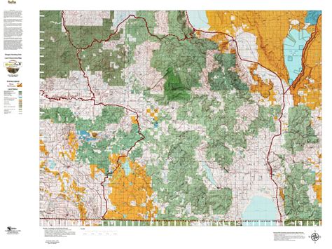 Oregon Hunting Unit 75 Interstate Land Ownership Map By Huntdata Llc