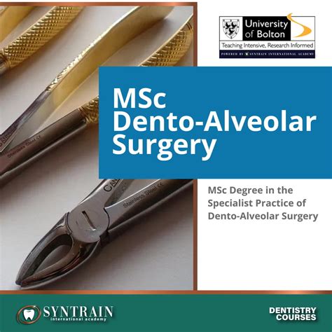 Msc Dento Alveolar Surgery • Syntrain International Academy