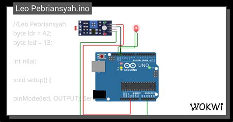 leo o ldr wokwi esp32 stm32 arduino simulator