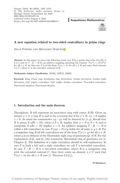 A New Equation Related To Two Sided Centralizers In Prime Rings