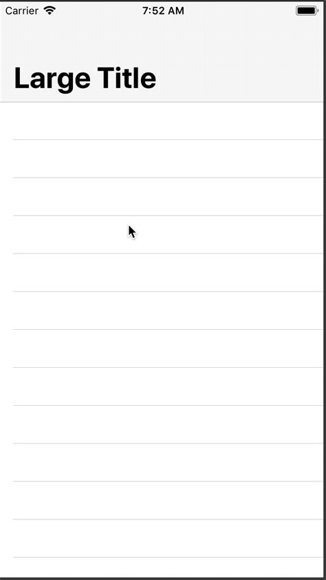Ios Height Of Uinavigationbar For Large Title Mimic Apple Music