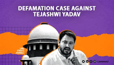 Why To Continue Defamation Prosecution When Tejashwi Yadav Withdrew