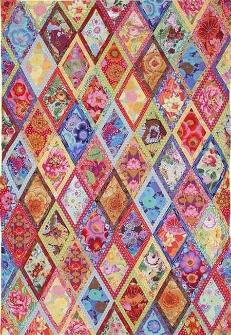New Bordered Diamonds Quilt Fabric Pack GLORIOUS COLOR Kaffe Fassett