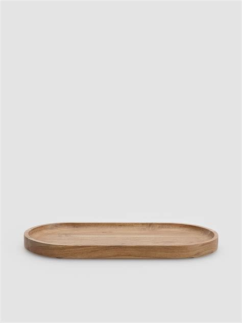 Dekoratives Tablett Aus Holz Farbe Braun Reserved 3590v 88x
