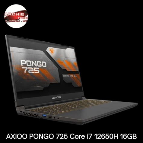 Jual Axioo Pongo 725 Core I7 12650h 16gb 512gb Rtx 2050 W11 Pro Dark