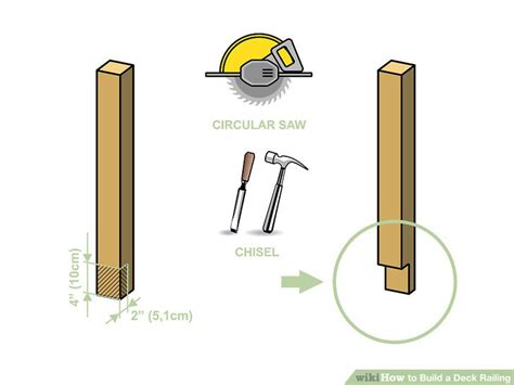 How To Build A Deck Railing With Pictures WikiHow