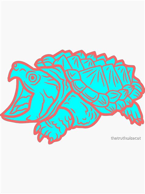 Alligator Snapping Turtle Reptile Wildlife Japanese Style