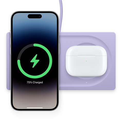 Belkin Boost Charge Pro 二合一 Magsafe 無線充電板 紫色 無轉換器 教育 Apple（香港）