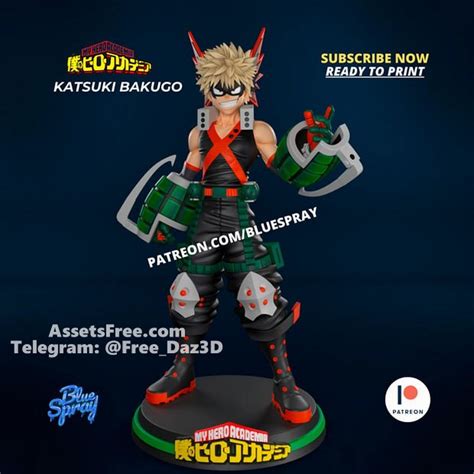 Katsuki Bakugo Free High Quality Models