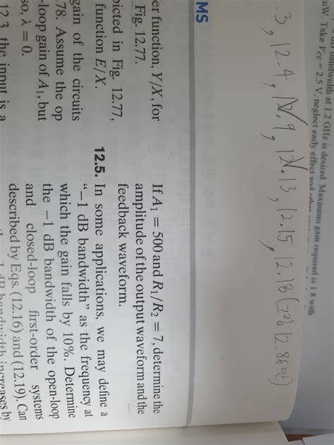 Solved PROBLEMS 121 Determine The Transfer Function Y X Chegg Com