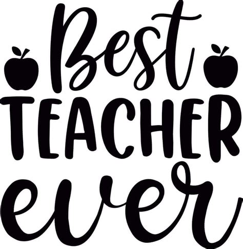Best Teacher Ever Svg Best Teacher Svg Teacher Svg Teacher Day Svg