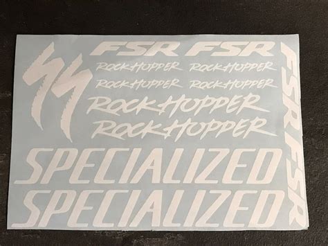 Specialized Rockhopper Cycling Decals Set Stickers Graphics Etsy