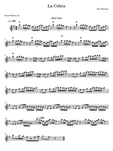 Cumbiadelacobraaltosax Pdf