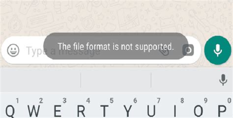 Whatsapp The File Format Is Not Supported Technipages