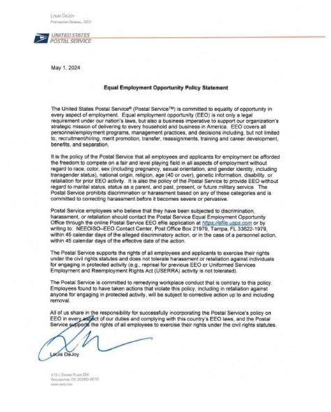 Equal Employment Opportunity Policy Statement