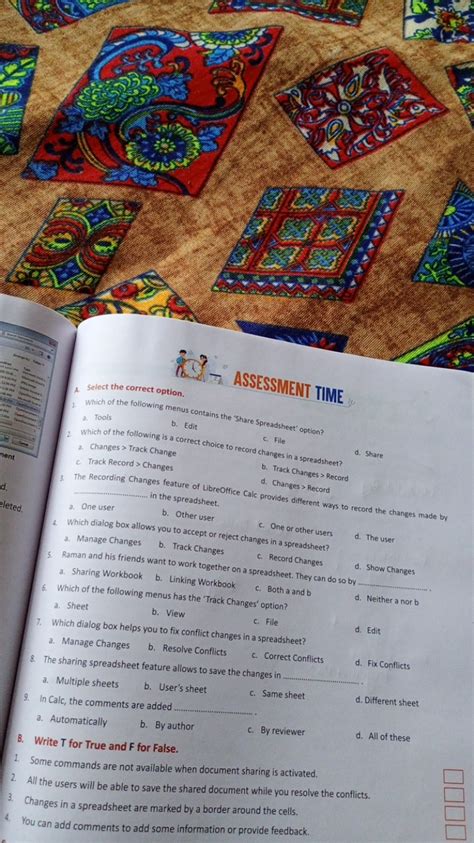 Assessment Time A Select The Correct Option Which Of The Following Me