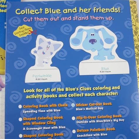 Blues Clues Activity Books Winter With Blue And Blues Musical Day