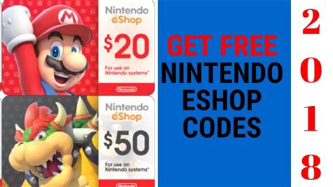 NEW How To Get Free Nintendo EShop Codes Nintendo EShop Card Codes