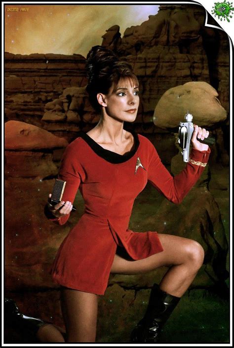 Deanna Troi Marina Sirtis Star Trek Uniforms Marina Sirtis Star