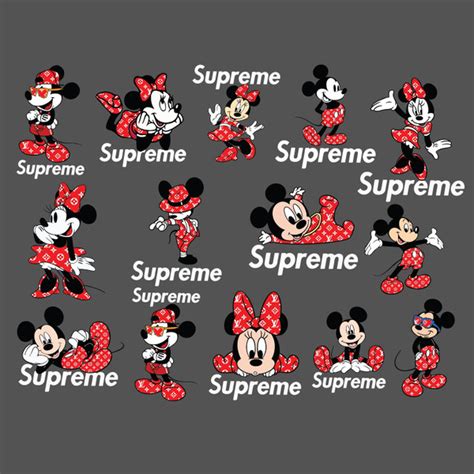 Mickey Mouse Supreme Bundle Svg Disney Mickey Svg Minnie S Inspire