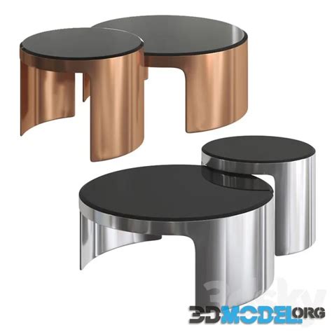 3d Model Eichholtz Coffee Table Piemonte Set Of 2