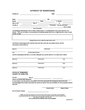 Inheritance Forms To Fill Fill And Sign Printable Template Online