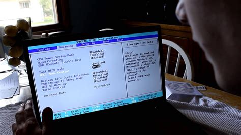 Video 4 Bios Settings And Re Installing Windows Youtube